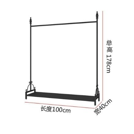 Custom Clothes Display Racks And Wall-mounted Rods - SOONXIN