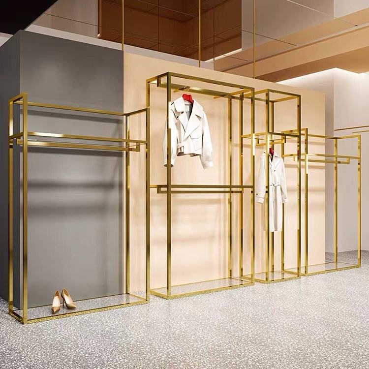 Custom Clothes Display Racks And Wall-mounted Rods - SOONXIN