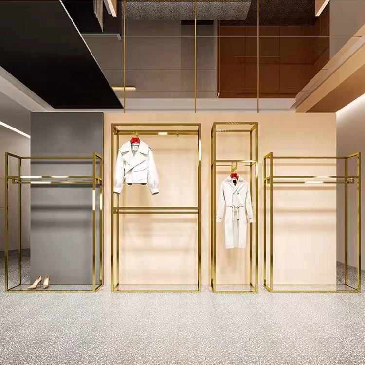 Custom Clothes Display Racks And Wall-mounted Rods - SOONXIN