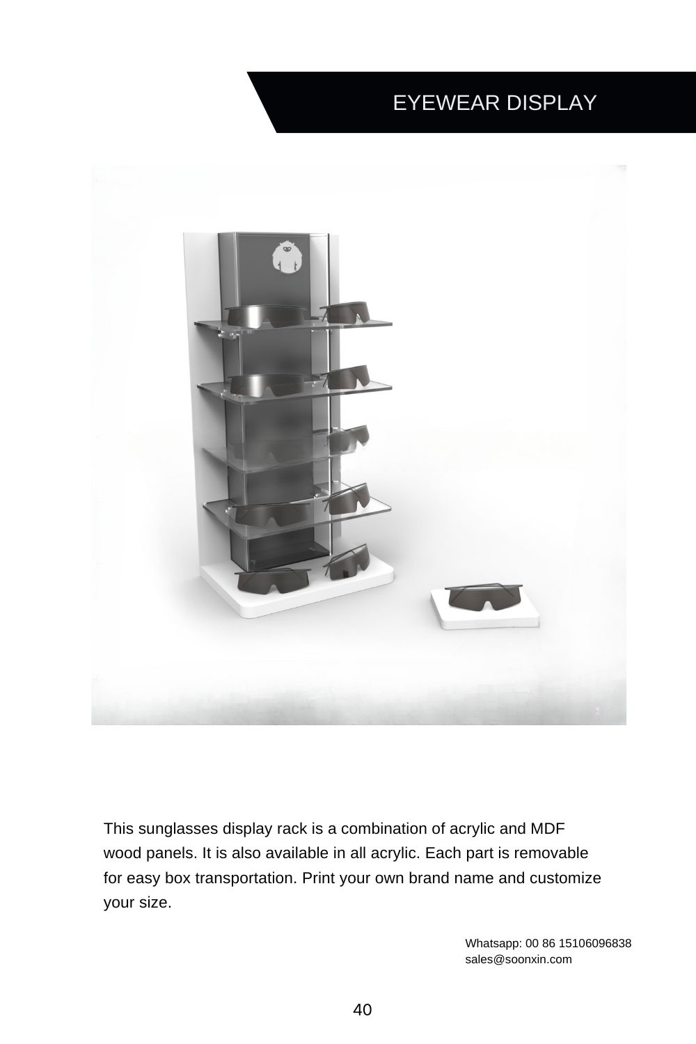 How Acrylic Display Racks Reshape Retail Displays - SOONXIN